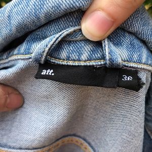 att. | Jackets & Coats | Att Light Wash Denim Jacket | Poshmark